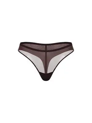 ZHILYOVA Unnamed Gravity Thong - Brown