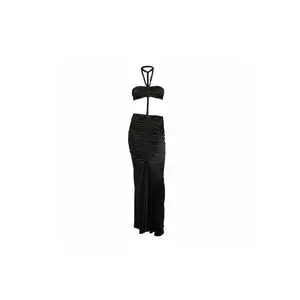Suyty Pocahontas Satin Long - Black