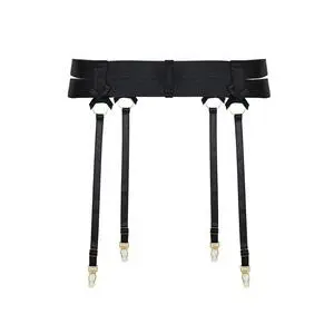 EMPRESS MIMI Midnight Sky Adjustable Suspender Belt - Black