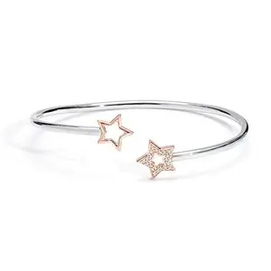 KAIZARIN Open Stars Bangle - Silver