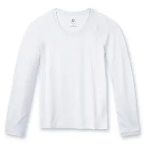 ON/OFF ESSENTIALS Bamboo Long Sleeve Tee - White