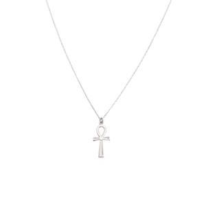 SPERO LONDON Sterling Egyptian Ankh Necklace - Silver