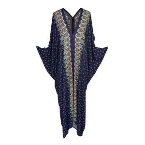JENNAFER GRACE Kinsley Paisley Border Caftan