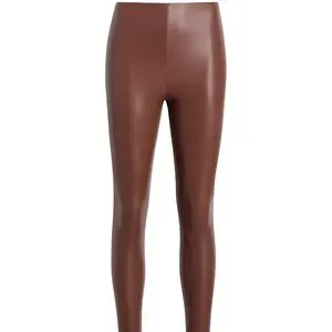 Commando Faux Leather Legging, Oxblood Slg06 - Brown