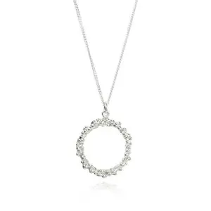 MOUNIR LONDON Hoop Pendant - Silver