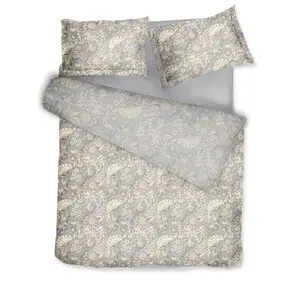 DECOFLUX HOME Neutrals Sateen Bed Linen Set Boho Fog - Grey