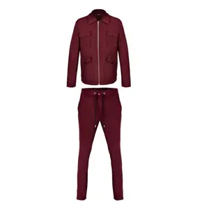 DAVID WEJ Ashford Trucker Set Burgundy - Red