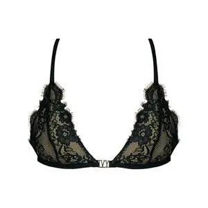 IVY SWIMWEAR Lucy In Lace Bikini Top - Black