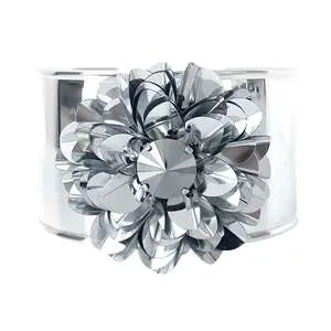 PINAR OZEVLAT Dahlia Cuff - Silver
