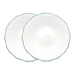 Twig New York Amelie Forest Set Of Two Soup Bowls - Green