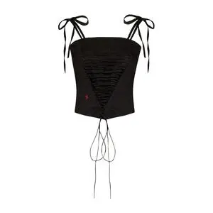 PCFG Your Itch Corded Top - Black