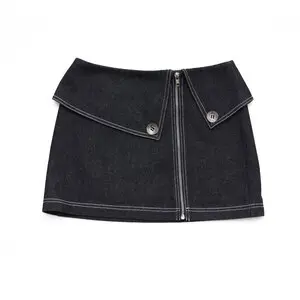 BELKYS STUDIO Jackie Mini Denim Skirt