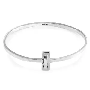 ANCHOR & CREW Soames Gate Midi Wayfarer Bangle - Silver