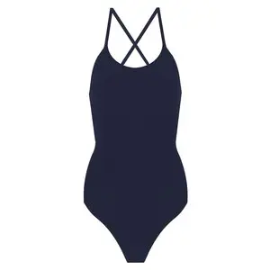 YORSTRULY Racer Swimsuit Indigo - Blue
