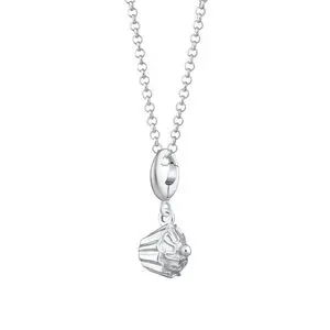 LILY CHARMED Sterling Cupcake Charm Necklace - Silver