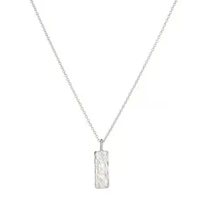 POSH TOTTY DESIGNS Tag Necklace - Silver