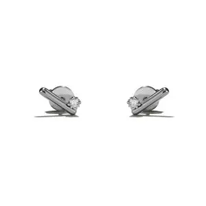 ONI Diamond Bar Studs Silver