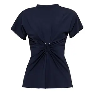 NISSA Short-sleeve Top Navy - Blue