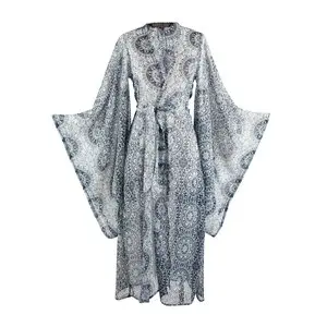 JENNAFER GRACE Sweet Mandala Kimono - Blue