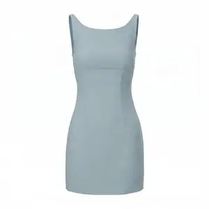 BELSIZE25 Oto Series – Office To Off-duty Mini Dress - Blue