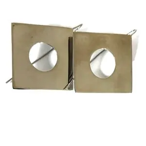 LALA SALAMA Diamond Shaped Earrings - Silver