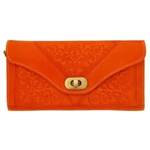 Berber Leather Embossed Wallets For Women