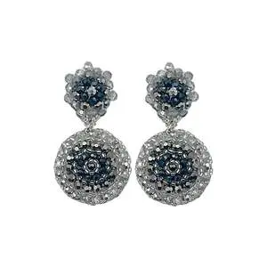 Fairchild Baldwin Amelia Crystal Earrings - Silver