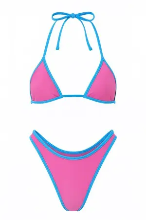 MISARI Sweet Heart Triangle Bikini - Pink