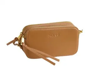 NO.49 HANDBAGS Kiki Tan Camera Bag - Brown