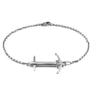 ANCHOR & CREW Admiral Anchor Chain Bracelet - Silver