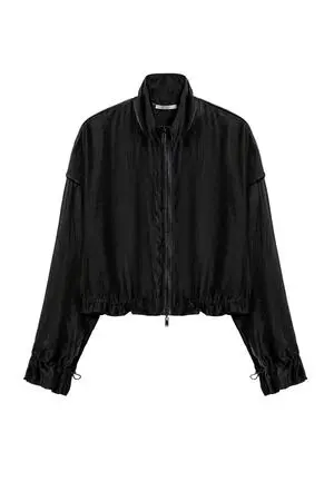 NOCTURNE Braid-trim Sheer Jacket