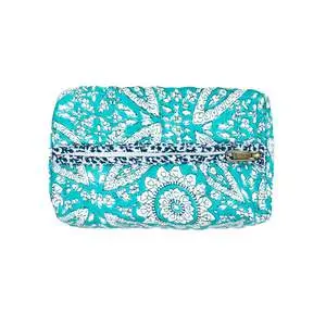 INARA Mediterranean Mosaic Small Cotton Wash Bag