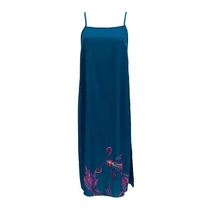 JANARA JONES Koi Fish Print Satin Cami Top