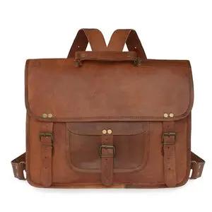 VIDA VIDA Vida Vintage Leather Backpack Satchel