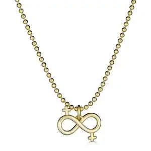 PASSIONATE PROTEST COLLECTION The Gender Eternity Pendant - Gold