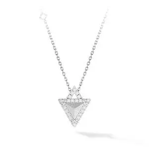 AWNL Triangle Meteorite Sterling Necklace - Silver