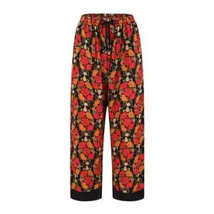 Henelle Black / Red Night Bloom Pant