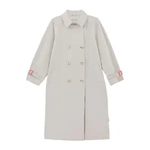 SAINT ONE CO. Neutrals Idols Trench Coat Sand X Fanta - Orange