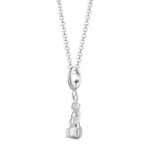 LILY CHARMED Sterling Meerkat Charm Necklace - Silver