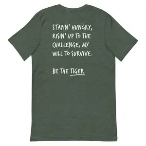 ANCHOR & CREW Think Ocean Tiger Aspirations Cotton T-shirt - Green