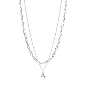 MURU Little Letter Layering Set - Silver