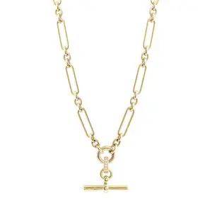 HYE JANE JEWELRY Colette T Bar Necklace - Gold
