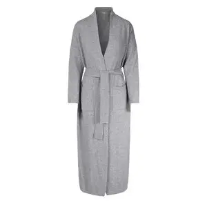 TIRILLM "camilla" Cashmere Dressing Gown - Melange Grey