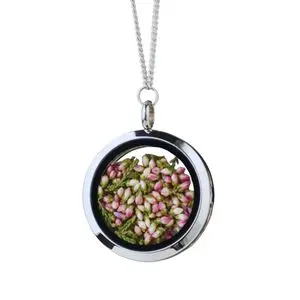 MY LITTLE NATURE Heather Necklace - Silver/gold