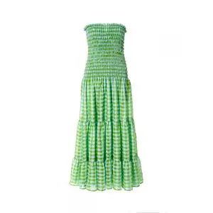 AGGI BY HALEWSKI Maya Tender Shoots Dress - Green