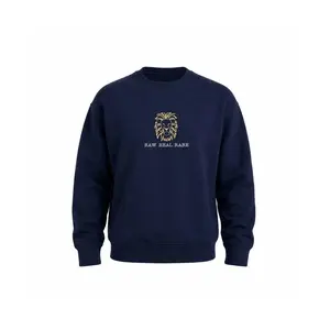 NOOLTRENDS Gold Lion Embroidered Sweatshirt Gender Neutral