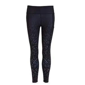 PERKY PEACH Scattered Line Leggings - Black