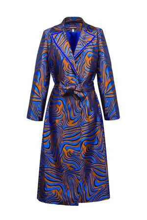ANDREEVA Marilyn Coat Long Blue