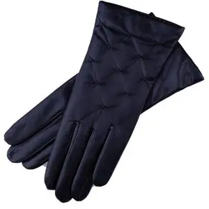 1861 GLOVE MANUFACTORY Firenze Nappa Leather Gloves In Navy - Blue