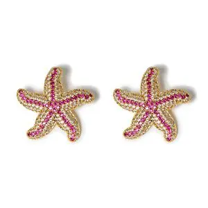 KYBELE STUDIO Starfish Earrings - Pink